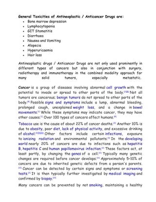 Alkylating antineoplastic agent | DOC | Cancer | Diseases and Conditions