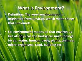 important terms related to environmental engineering | PPT