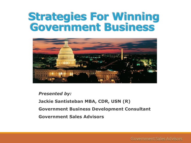 Winning Strategies for Government Business | PDF | Marketing and ...