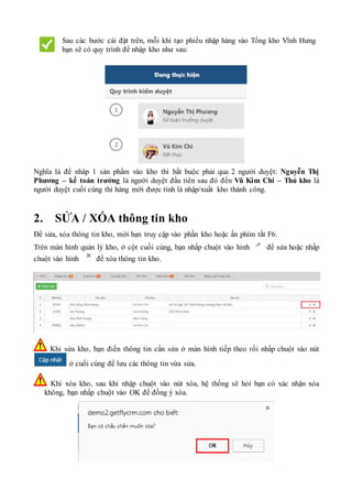 Quản lý kho với GetFly CRM | PDF