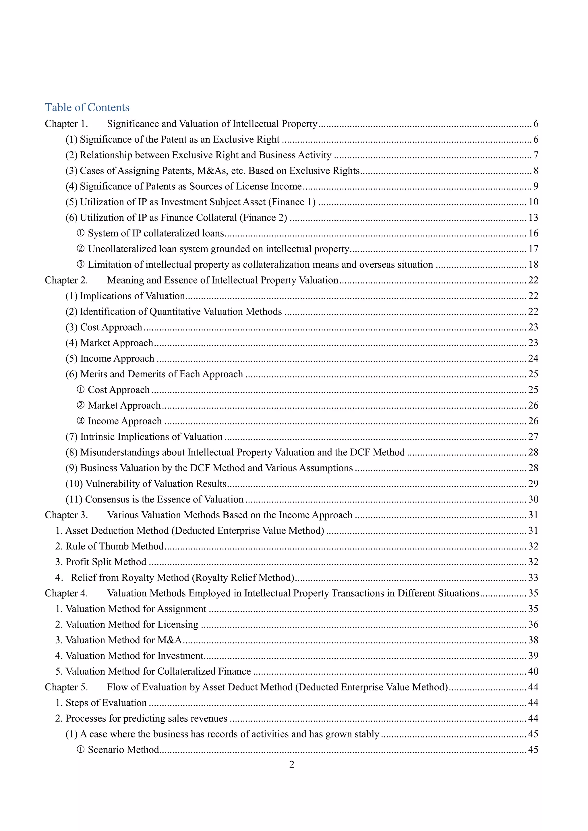 1. valuation of intellectual_property | PDF