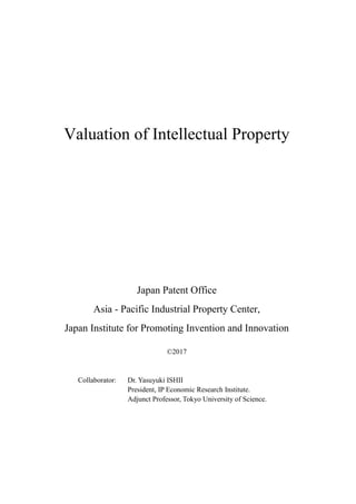 1. valuation of intellectual_property | PDF