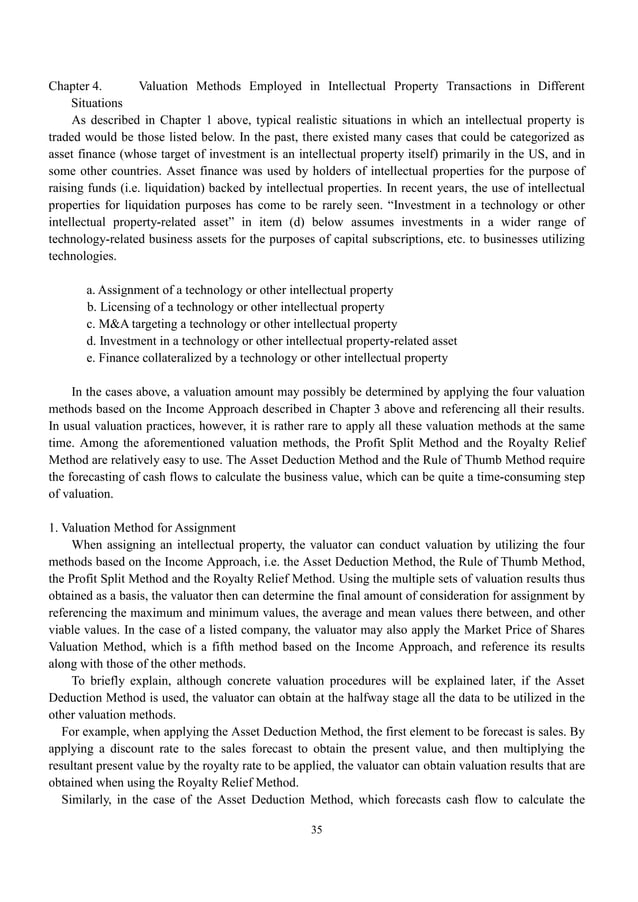 1. valuation of intellectual_property | PDF