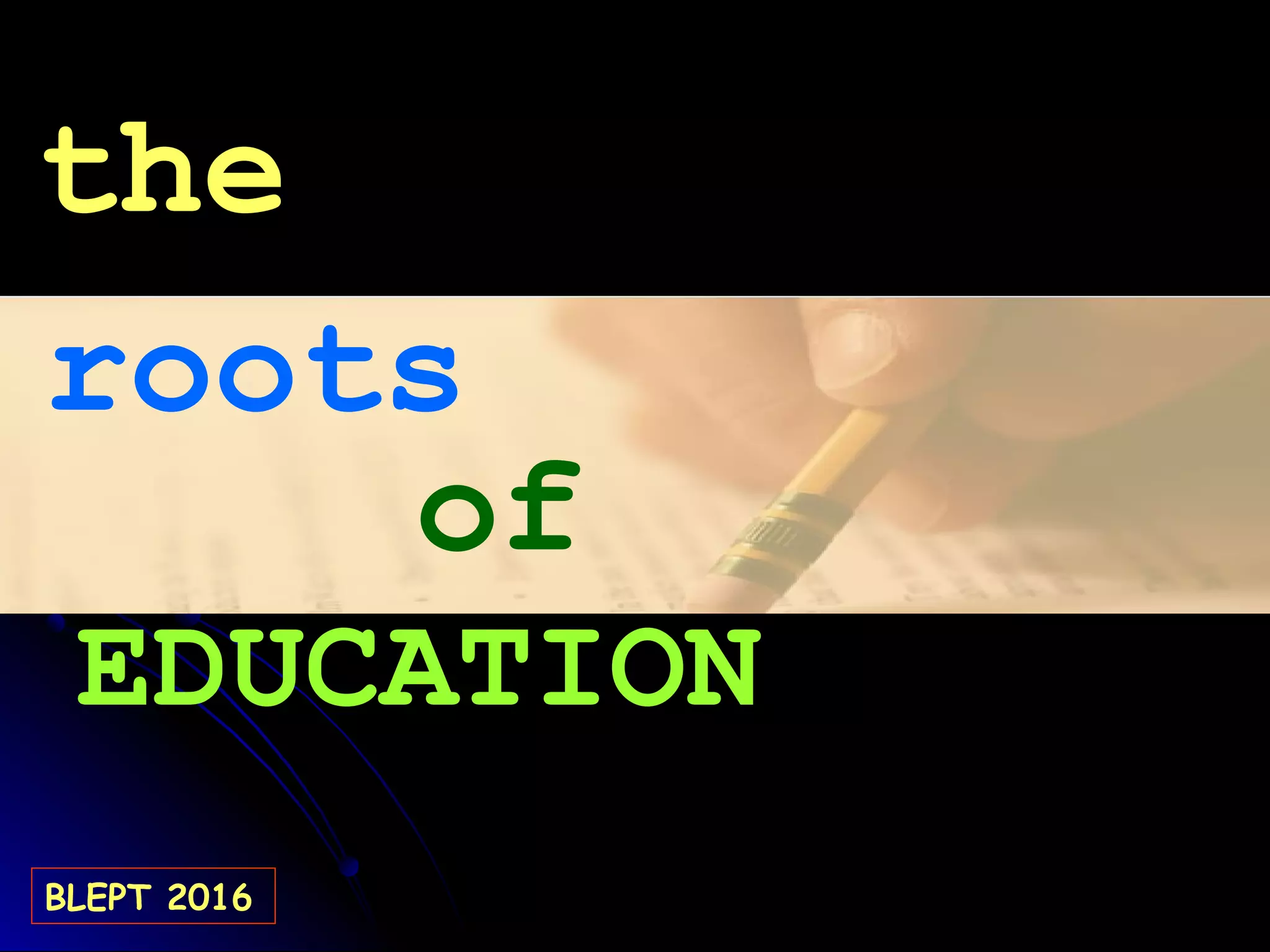 1. timeline of education | PPT