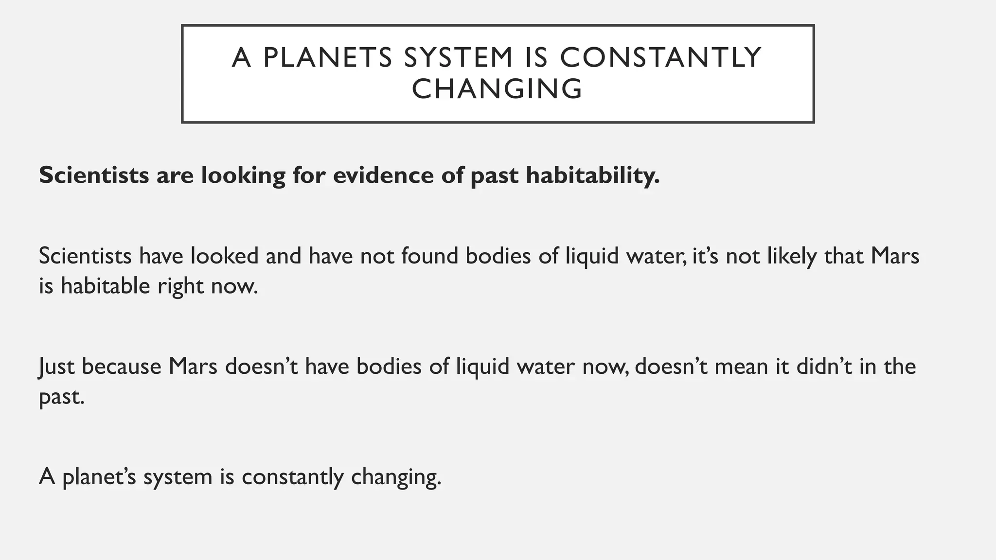 Geology on Mars - Comparing Rocky Planets | PDF
