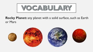 Geology on Mars - Comparing Rocky Planets | PDF