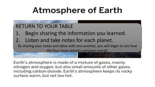 Geology on Mars - Comparing Rocky Planets | PDF