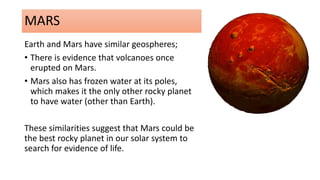 A Solid Planet Is Mars