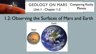 Geology on Mars (1.2): Observing the Surface of Mars and Earth | PDF