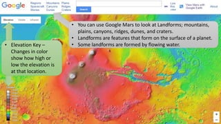 Geology on Mars (1.2): Observing the Surface of Mars and Earth | PDF