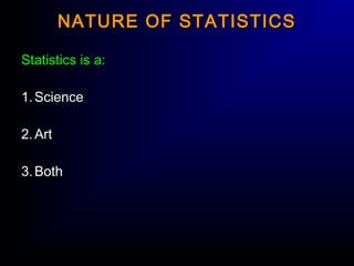 Meaning of Statistics | PPT