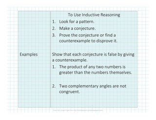 1.3.2 Inductive and Deductive Reasoning | PDF | Chemistry | Science