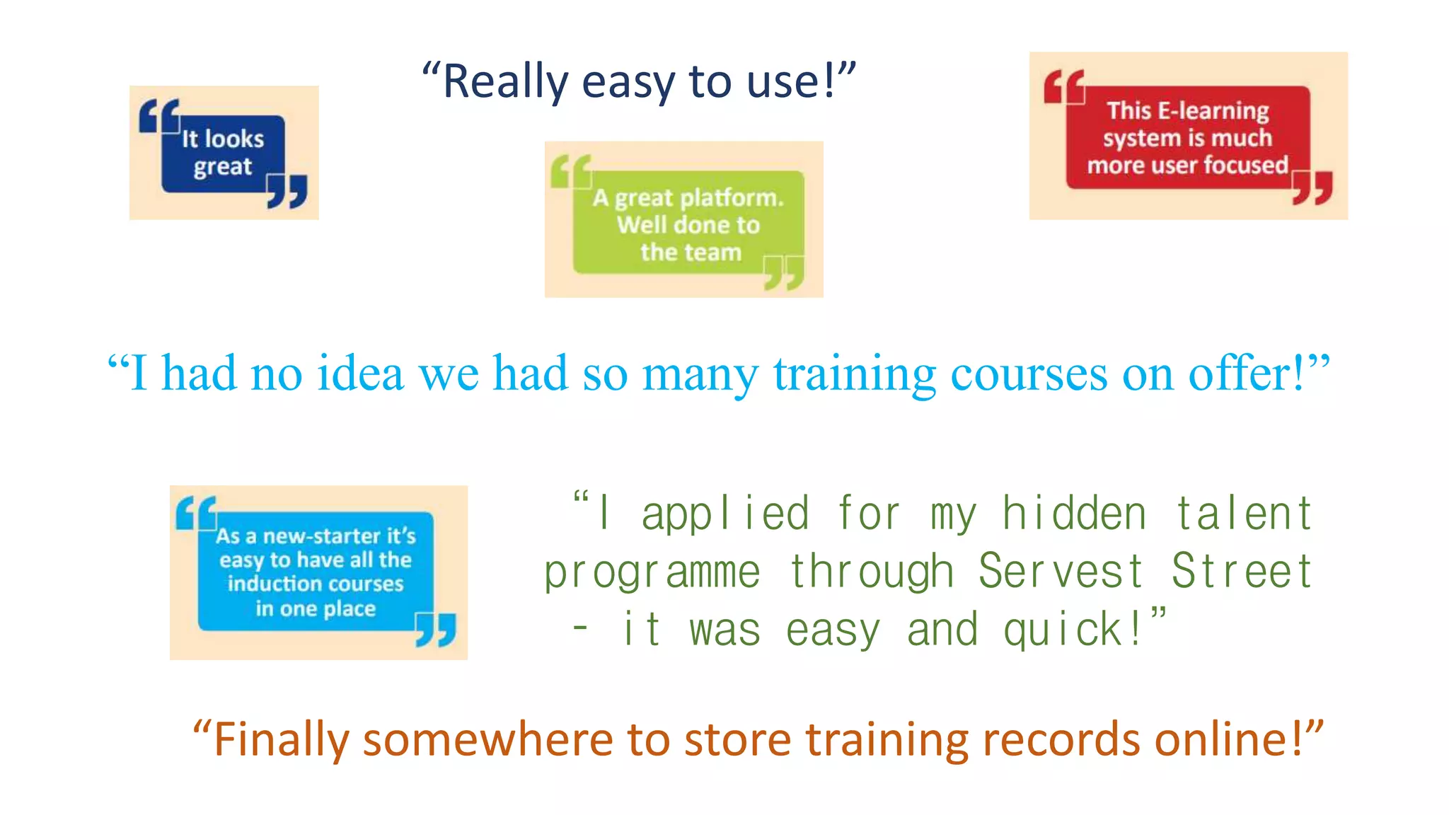 Learning Pool Live 2017: Servest presentation | PPTX