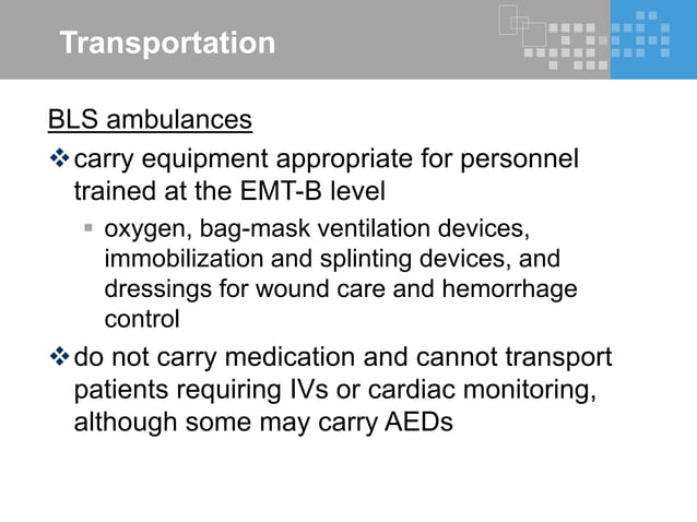 EMS & disaster response | PPT
