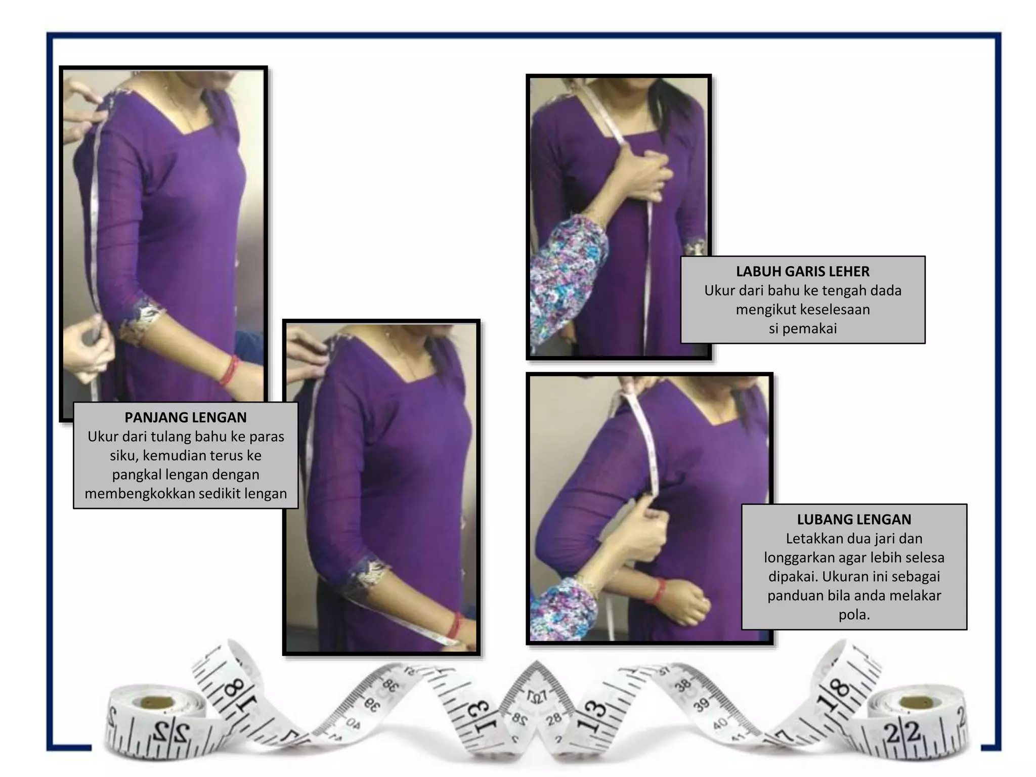 NOTA CARA MENGAMBIL UKURAN BADAN | PPTX