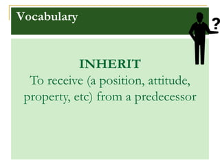 Heredity: Mendel's experiments | PPTX