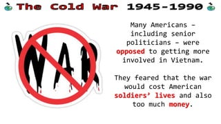 Vietnam War - reasons for US involvement | PPTX