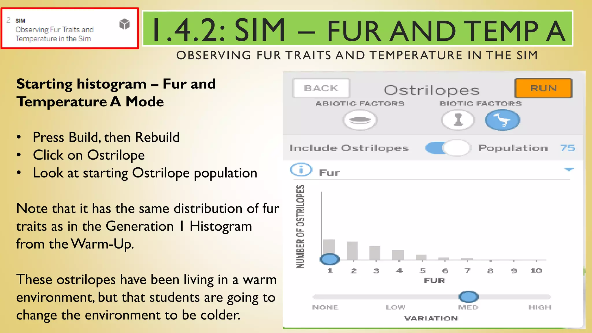 Investigating Changes In Trait Distribution | PDF