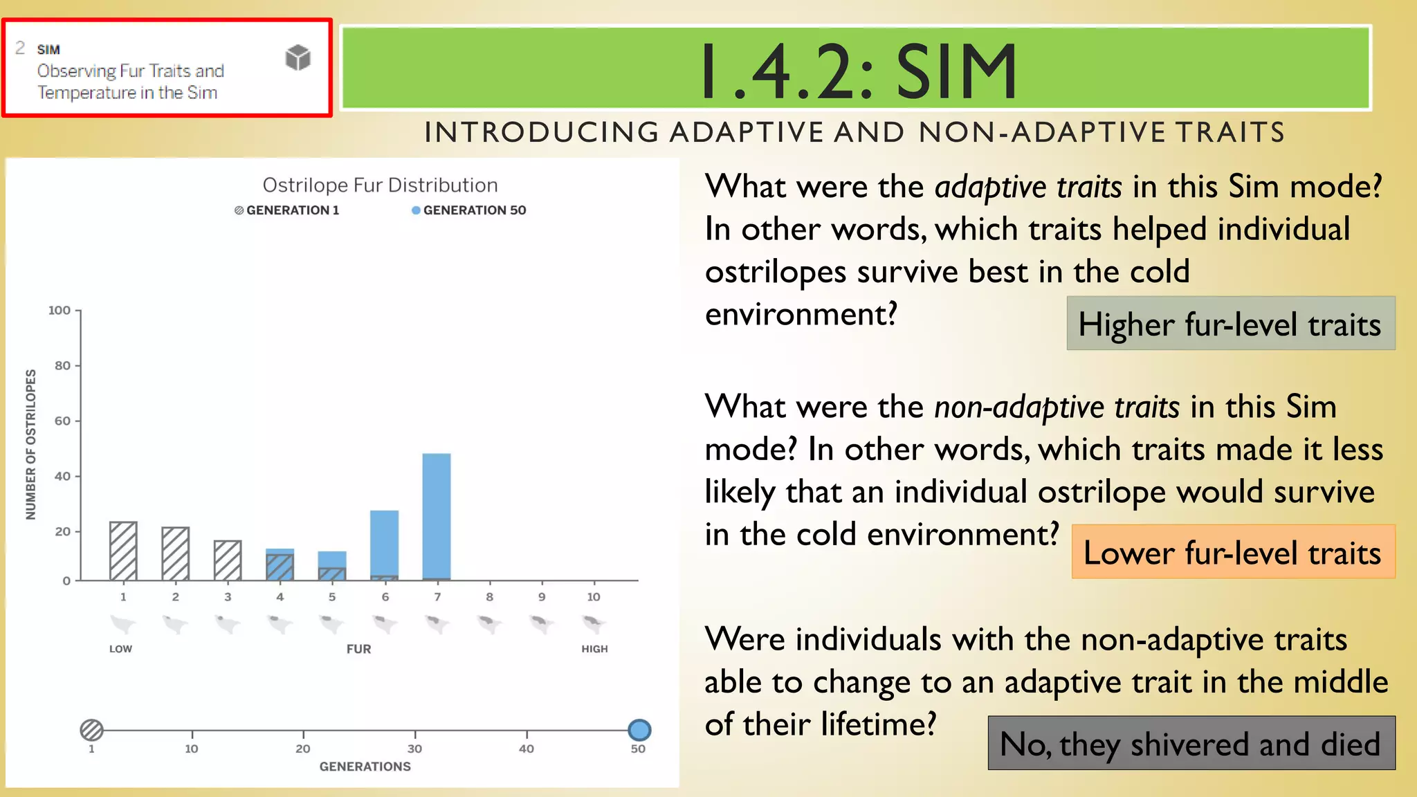Investigating Changes In Trait Distribution | PDF