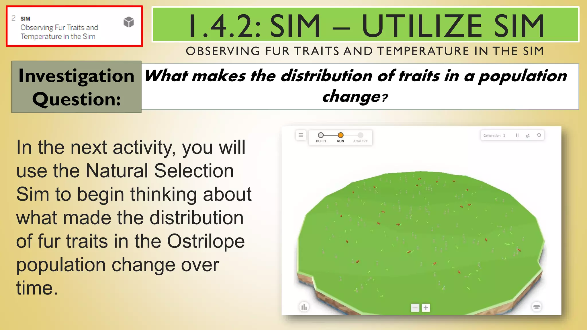 Investigating Changes In Trait Distribution | PDF