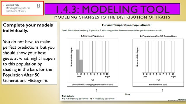 Investigating Changes In Trait Distribution | PDF