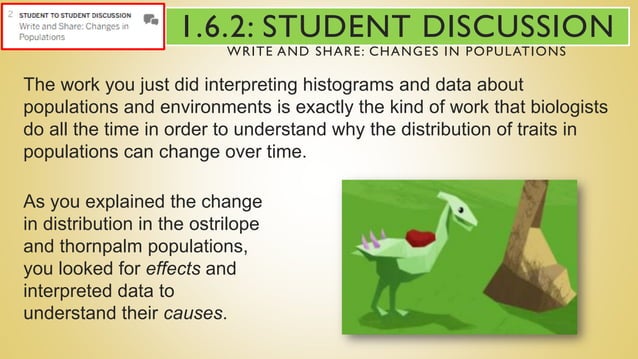 Explaining Changes in Trait Distribution | PDF | Biological Sciences ...