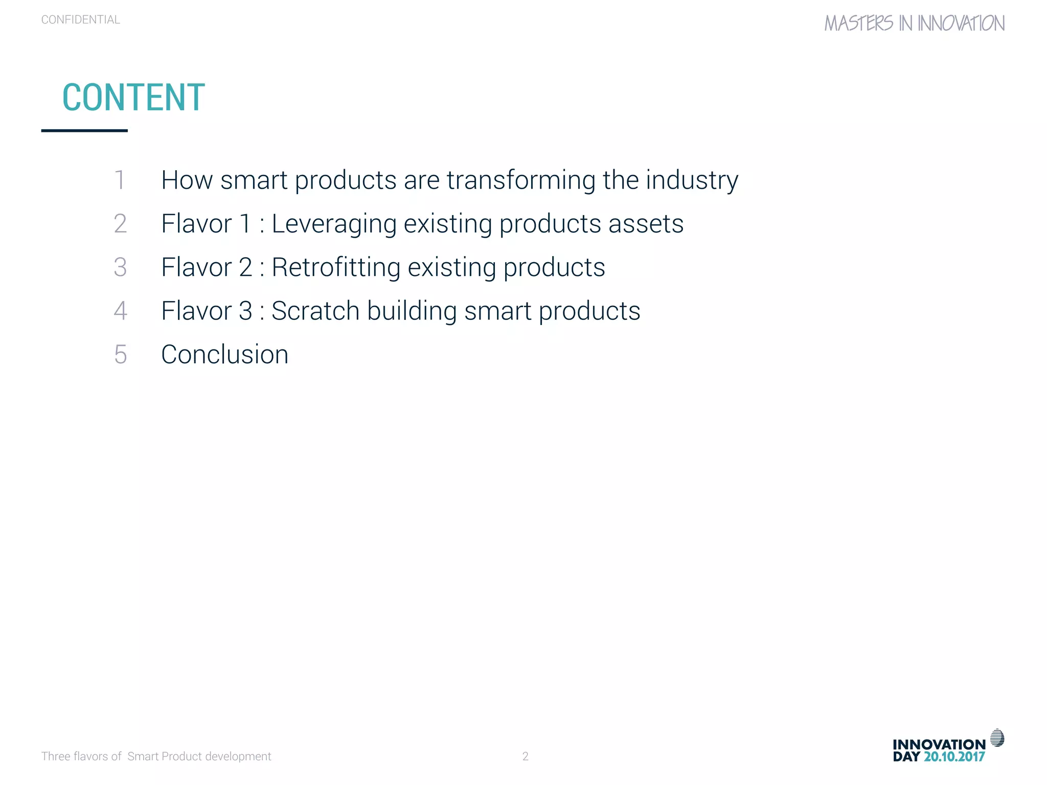 Three flavors of smart product development (by Rudy Van Raemdonck) | PPT