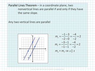 Perpendicular Lines Theorem
