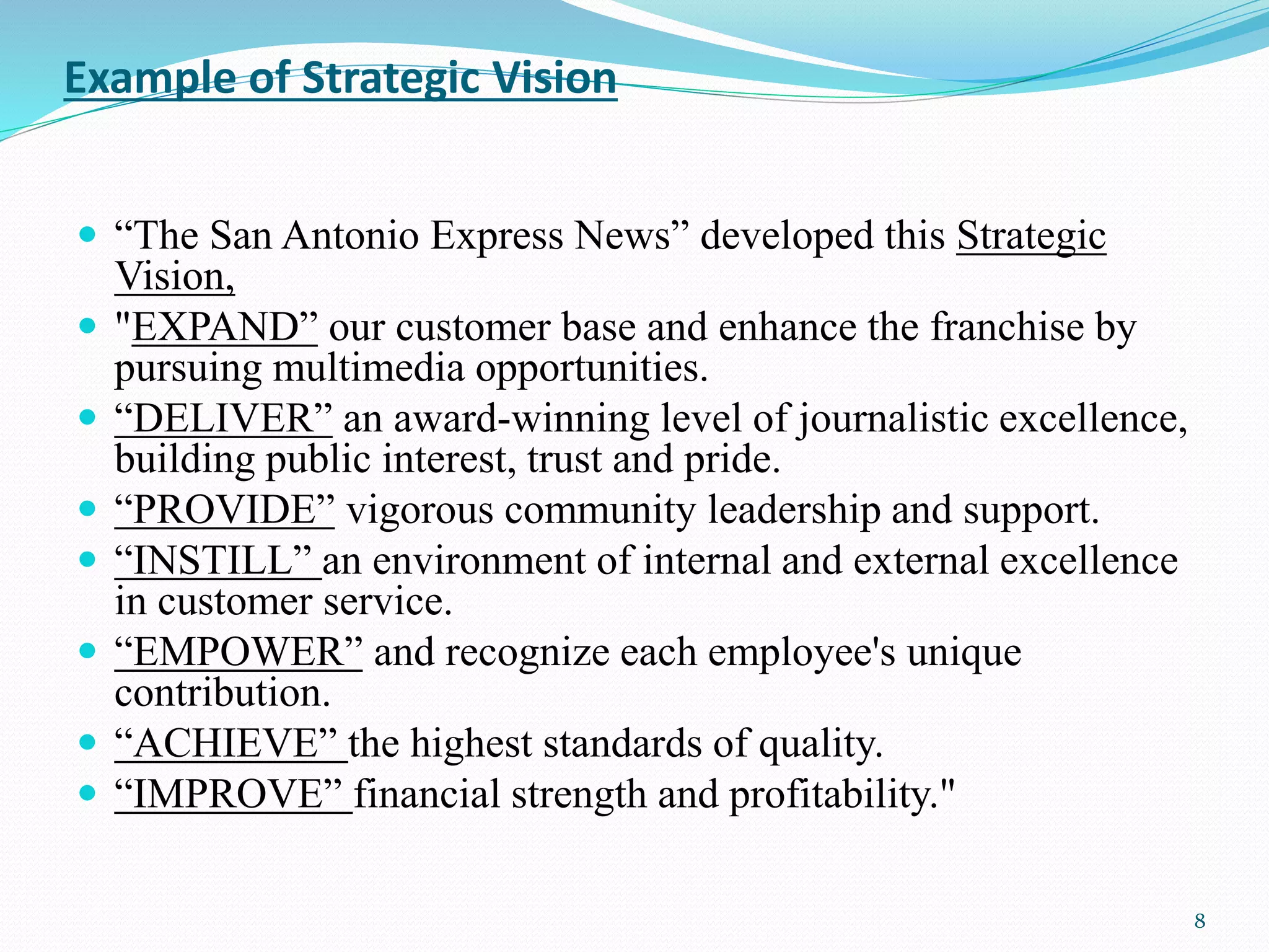 Strategy formulation: Vision, Mission and Purpose | PPTX
