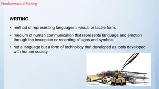 Fundamentals of writing | PPTX