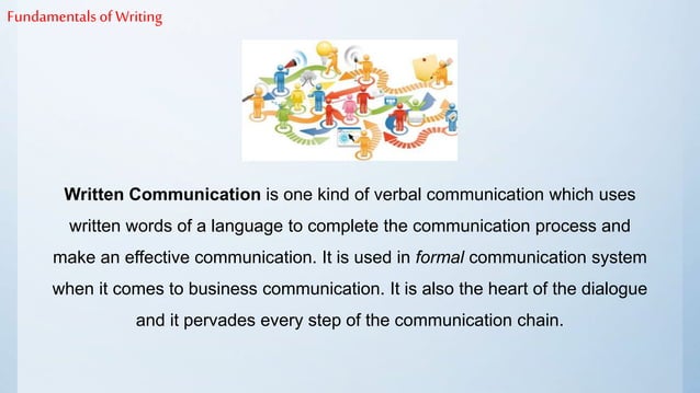 Fundamentals of writing | PPTX