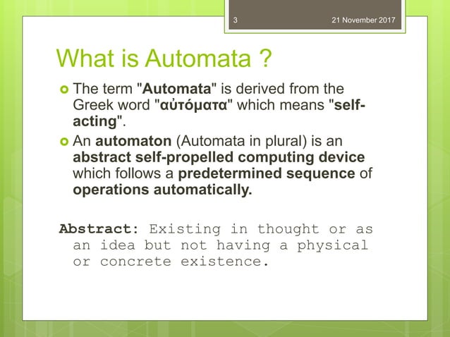 1.2. introduction to automata theory | PPTX | Programming Languages ...