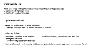 antiarrhythmic drugs | PPTX