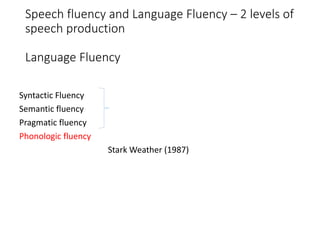 1. fluency definition.Dys and dis fluency difference.Definition and ...