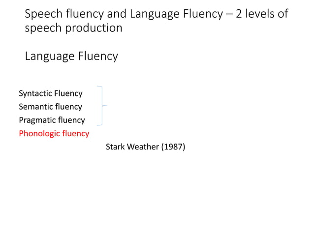 1. fluency definition.Dys and dis fluency difference.Definition and ...
