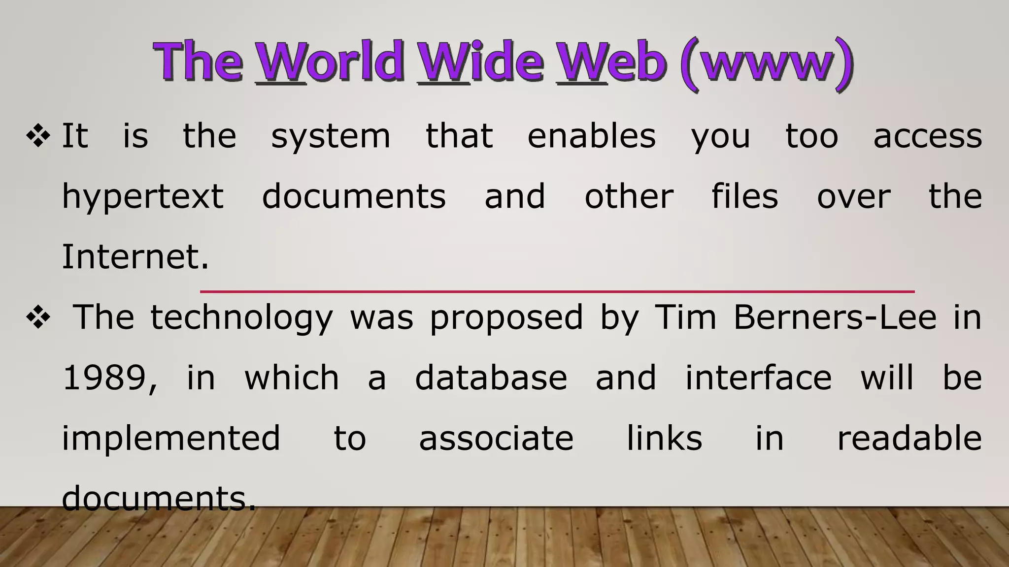 Introduction to ICT (Web 1.0 and Web 2.0) | PPTX