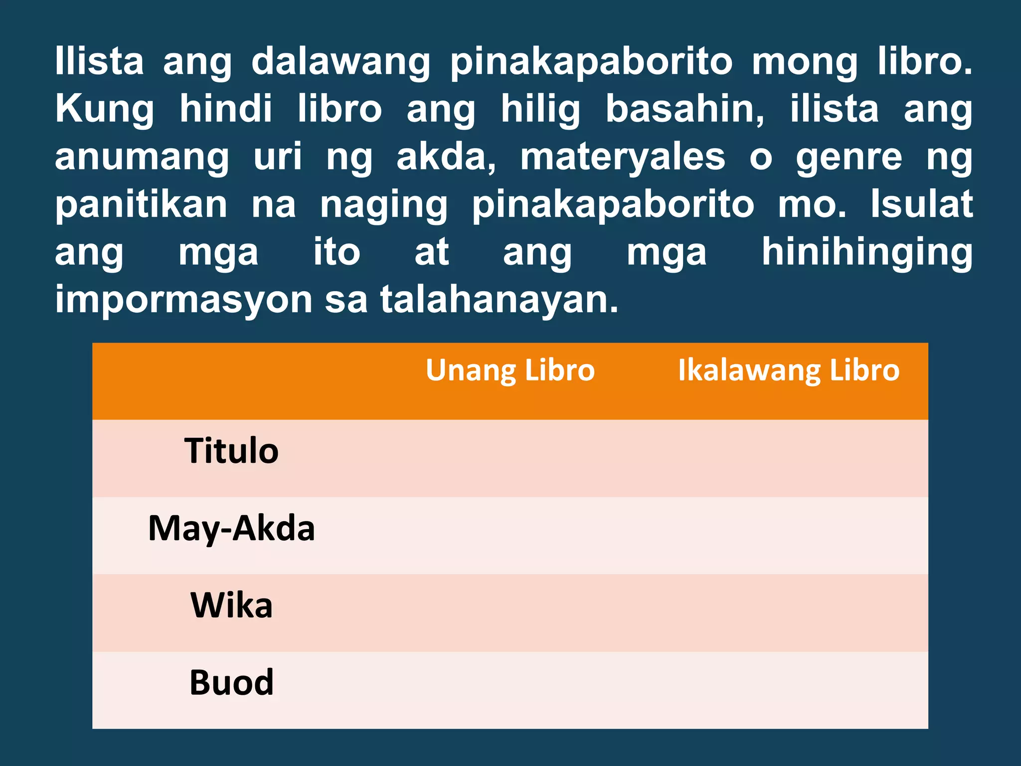 Batayang kaalaman sa Mapanuring pagbasa | PPT