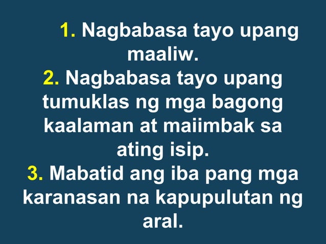 Batayang kaalaman sa Mapanuring pagbasa | PPT