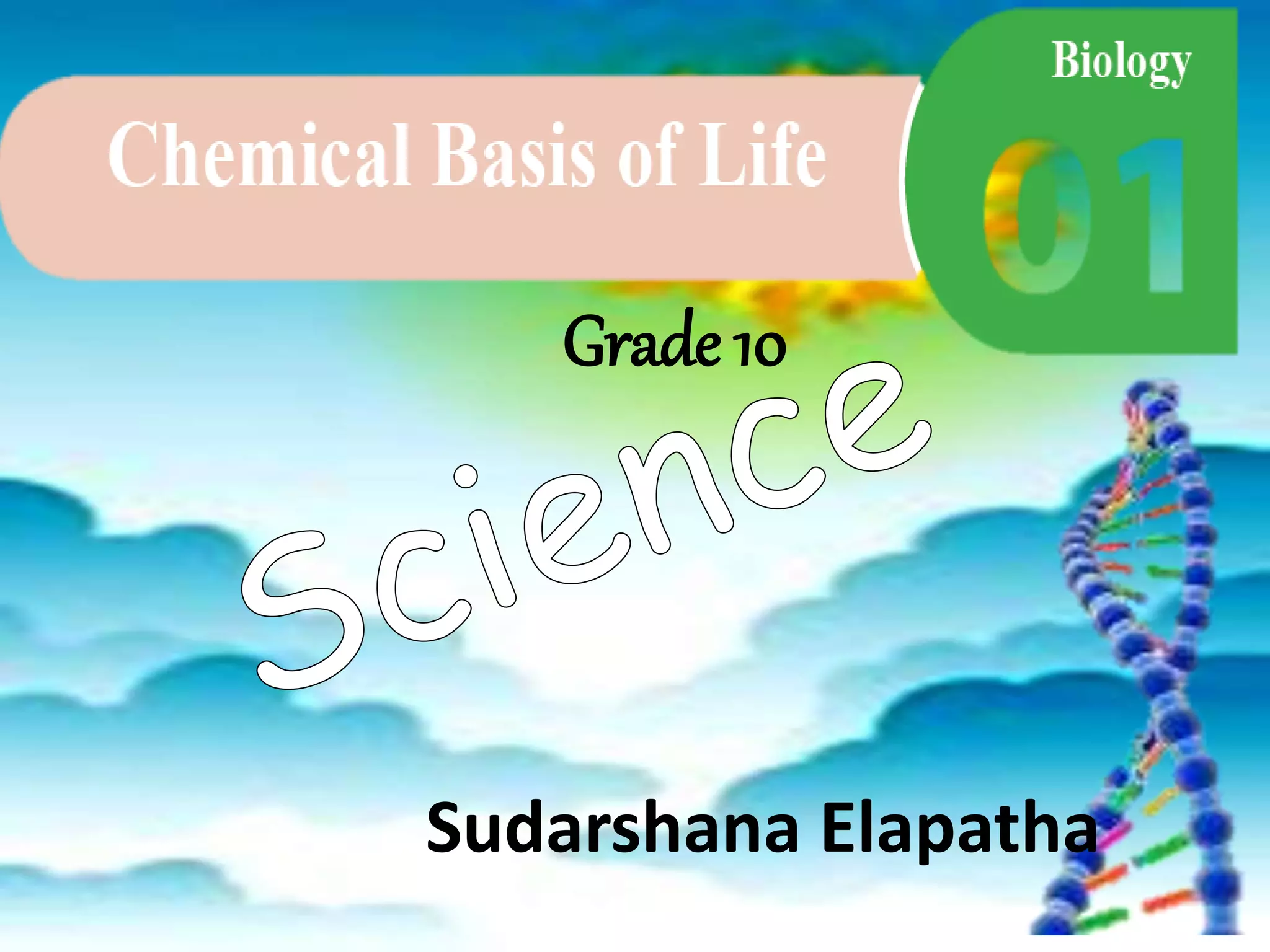 1.chemical basis of life | PPTX