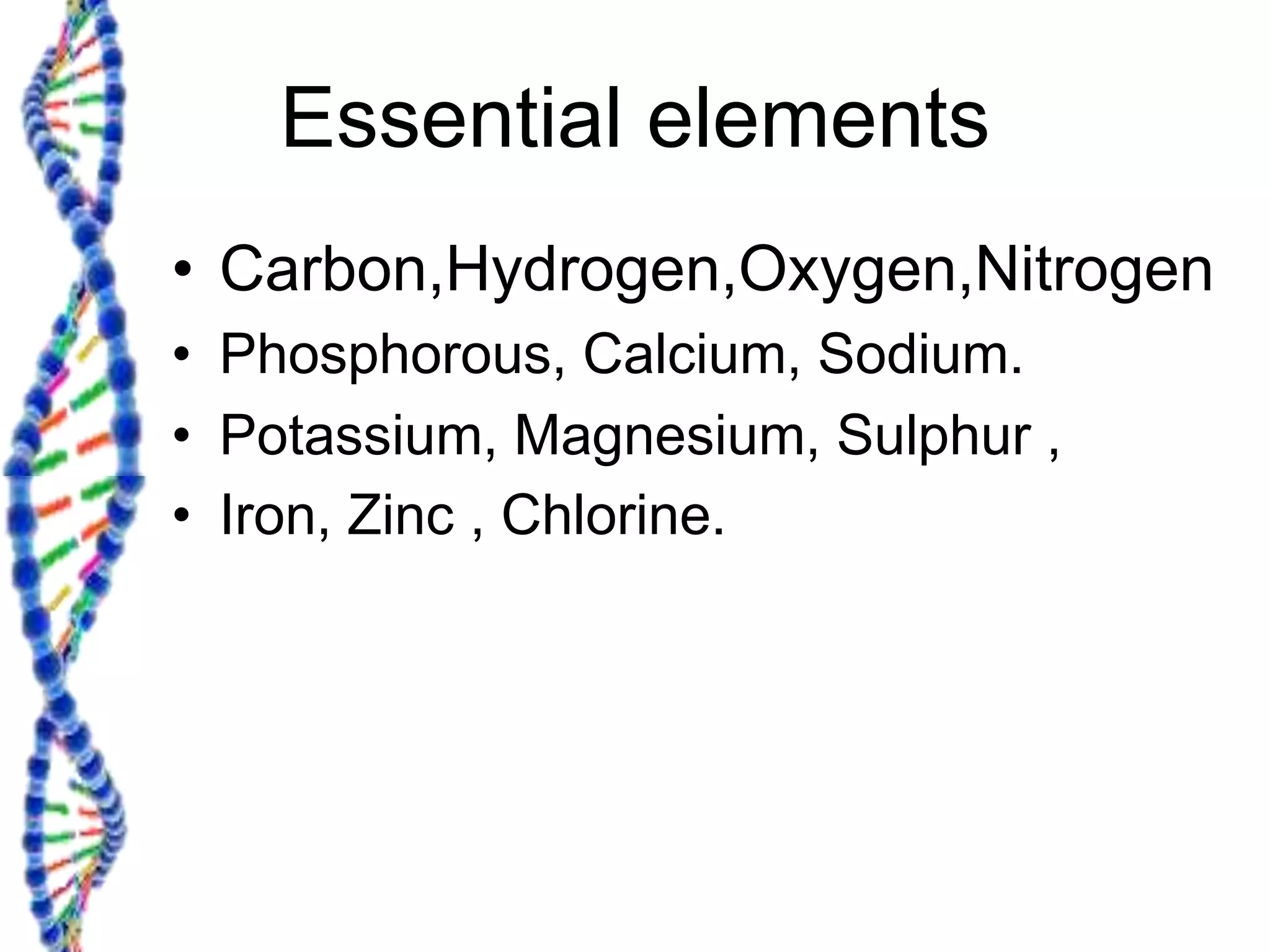 1.chemical basis of life | PPTX