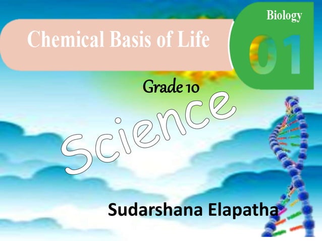 1.chemical basis of life | PPTX