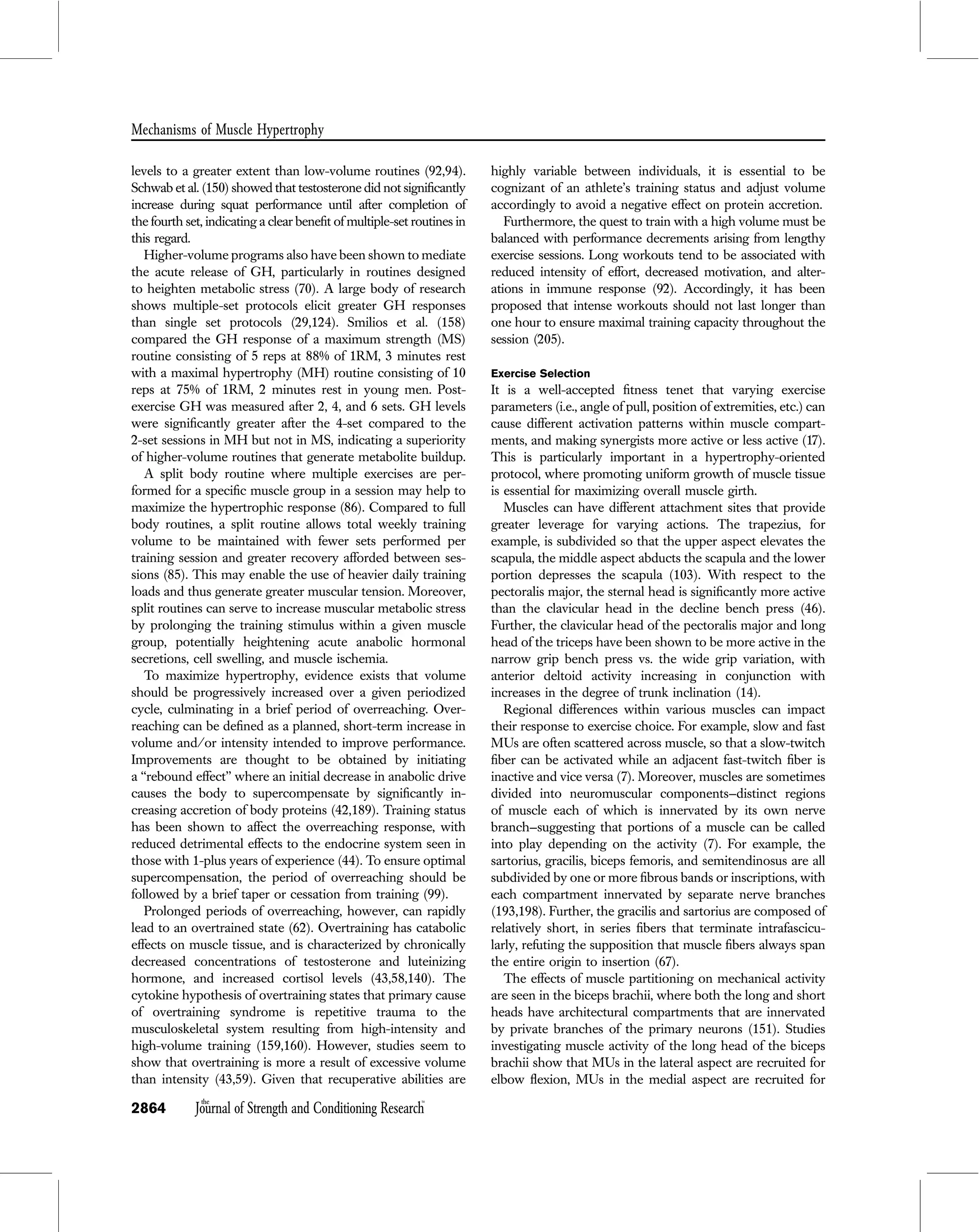 1.0. schoenfeld jscr (2010) mechanisms of muscle hypertrophy | PDF