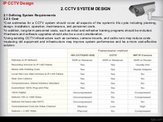 1.0 2.0 IP CCTV system | PPT