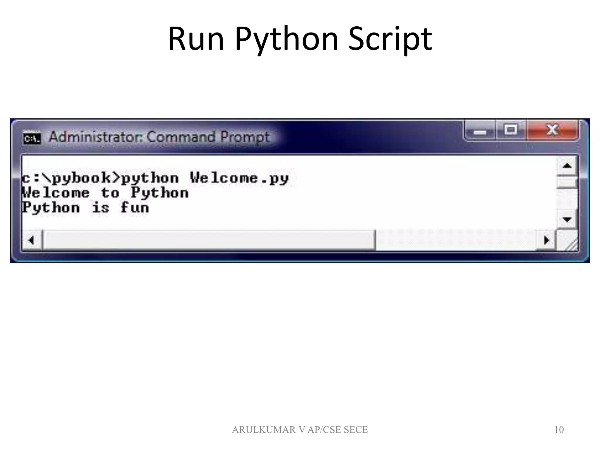 1 Introduction To Python Ppt 