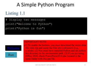 1. introduction to python | PPTX