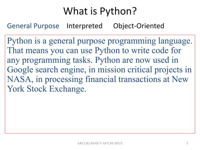 1. introduction to python | PPTX