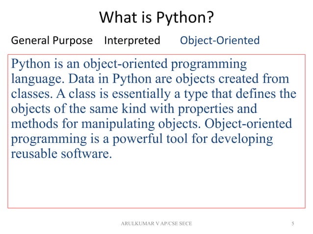 1. introduction to python | PPTX