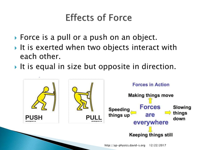 Effects of Force | PPTX
