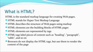 1. html introduction | PPT