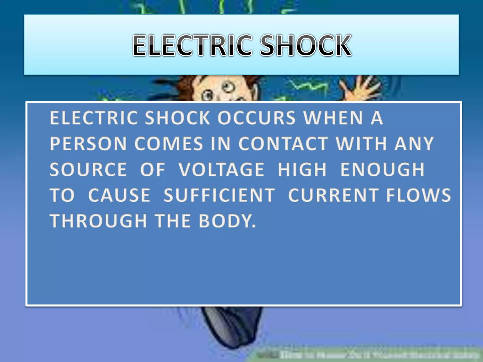 Electrical safety precautions and Electric shocks | PPTX